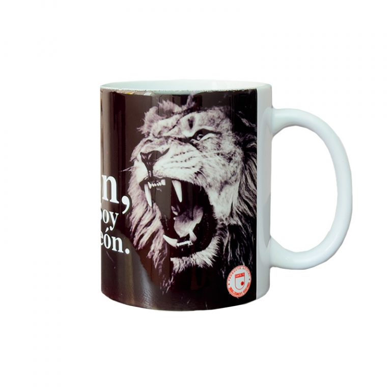 MUGS SANTA FE NEGRO-ROJO SOY LEÓN SOY CAMPEÓN. – .. :: Casa Cardenal